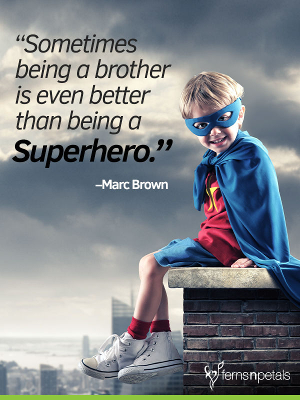 20+ Happy Brother's Day Quotes, Wishes N Messages - Ferns N Petals