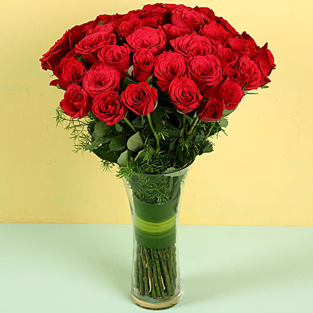 Red Rose Bouquet | Bunch of Red Roses | Send Red Roses