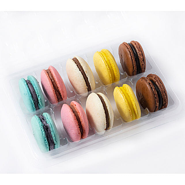 Assorted Box Macaroons- 10 Pcs | Gift Box of Macaroons for Gifting ...