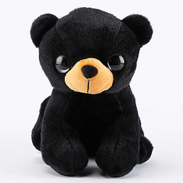 Adorable Black Dog Soft Toy | Gift Online Black Dog Soft Toy - Ferns N ...