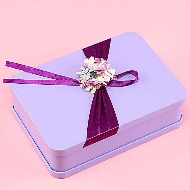 Purple Tin Box Of LuvIt Luscious Chocolates | Gift Premium Chocolate ...