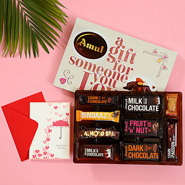 Amul Rejoice Pack Love Greetings | Gift Premium Chocolate with Greeting ...